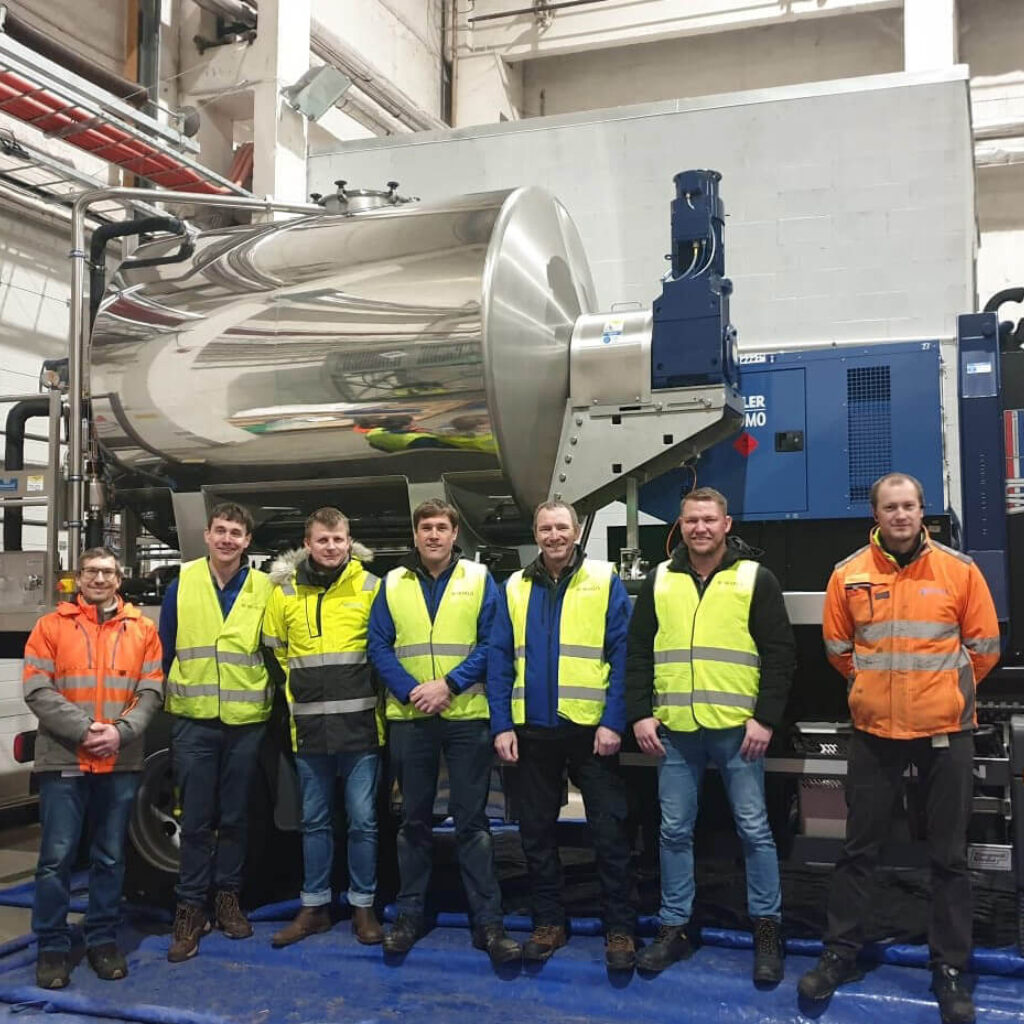 Ice Pigging water pipes in Estonia | Nivalis Tech